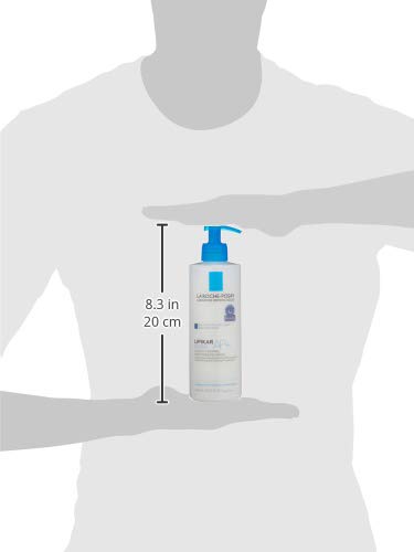 La Roche Posay Lipikar Wash AP+ Body & Face Wash with Pump, Gentle Daily Cleanser with Shea Butter & Niacinamide for Extra Dry Skin, Allergy Tested