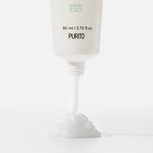 PURITO B5 Panthenol Re-barrier Cream 80ml / 2.70fl. oz. Vegan & Cruelty-free, rich moisturizing cream, moisturizing