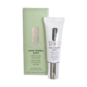 clinique even better eyes dark circle corrector for unisex, all skin types, 0.34 ounce