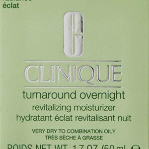 Clinique Turnaround Overnight Revitalizing Moisturizer for Women, 1.7 Ounce