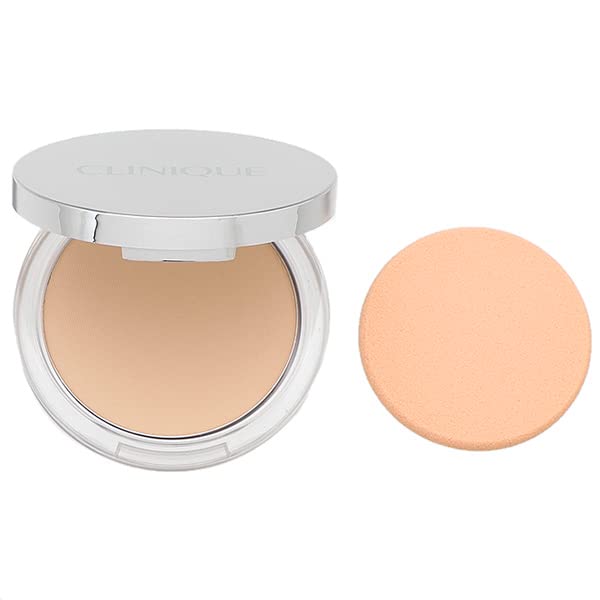 Clinique Superpowder Double Face Makeup | Long-Wearing 2-in-1 Powder and Foundation | Extra-Cling Formula for Double Coverage | Free of Parabens, Phthalates, and Sulfates | Matte Beige - 0.35 oz