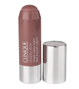 clinique chubby stick cheek colour balm, 01 amp’d up apple, travel size 0.13oz/3.6g