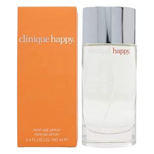 clinique happy eau de parfum spray for women, 3.4 fluid ounce