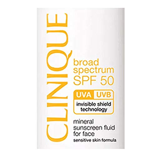 Clinique Spf 50 Mineral Sunscreen Fluid for Face, 1 Ounce