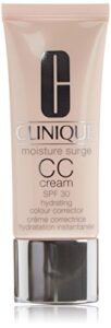 clinique moisture surge all skin types cc spf 30 hydrating colour corrector cream, light, 1.4 ounce