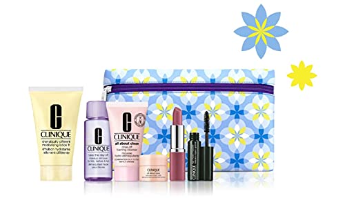 Clinique 7 pieces Gift Set including Full Size Dramatically Different Moisturizing Lotion+ 1.7 oz ($95 Value)