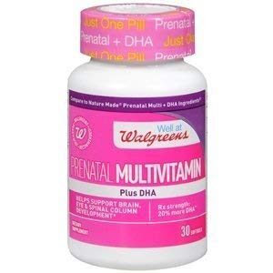 walgreens prenatal multivitamin plus dha, softgels, 30 ea