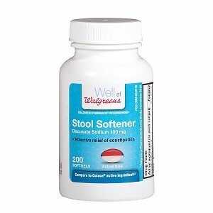 walgreens stool softener softgels, 200 ea