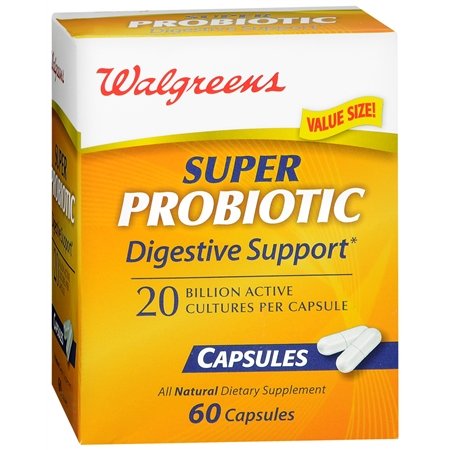 Walgreens Super Probiotic Digestive Support Capsules 60 ea