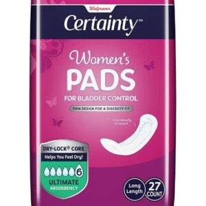 Walgreens Certainty Women's Bladder Control Pads 27.0ea