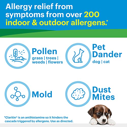 Claritin 24 Hour Non-Drowsy Allergy Medicine Bundle Pack, Prescription Strength Allergy Relief with 10mg Loratadine, Antihistamine, 45ct Tablets and 10ct Liquid Gels