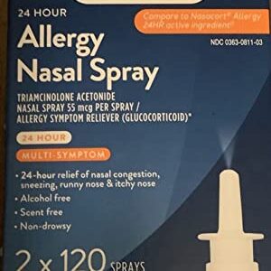 Walgreens 24 Hour Allergy Nasal Spray, Twin Pack, 2X120 Sprays