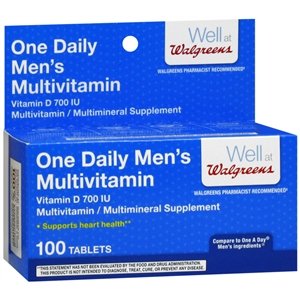 Walgreens One Daily For Men Multivitamin Tablets, 100 ea