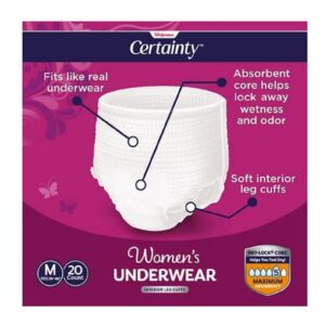 Walgreens Certainty Women's Underwear, Maximum Absorbency Medium 20.0ea