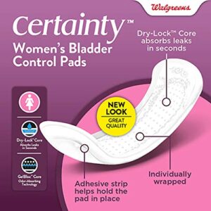 Walgreens Certainty Women's Bladder Control Pads, Maximum Absorbency, Long Length 39 ea (4)