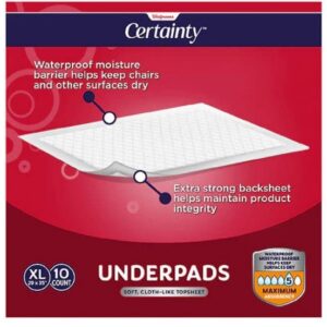 Walgreens Certainty Underpads Maximum Absorbency X-Large 10.0ea