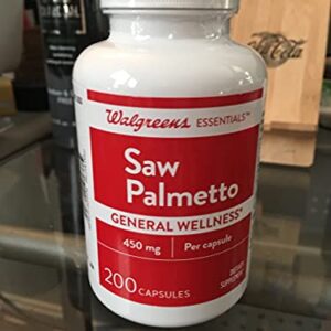 WALGREENS Saw Palmetto for Men 450MG 200 Capsules