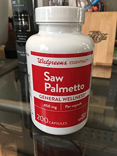 WALGREENS Saw Palmetto for Men 450MG 200 Capsules