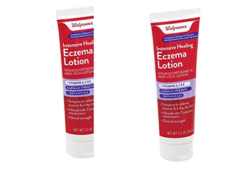 2 Pack Walgreens Intensive Healing Eczema Lotion 3.5 oz