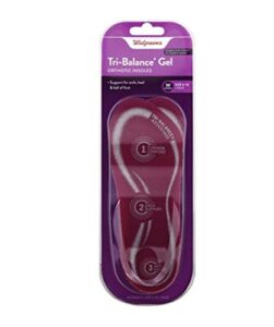 walgreens women’s tri-balance gel orthotic insoles, 6-10 1 ea