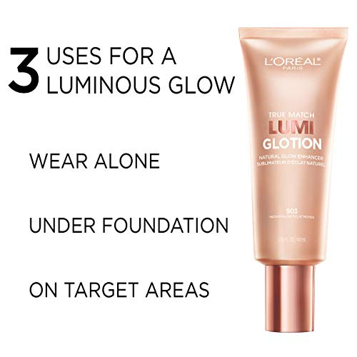 L'Oreal Paris Makeup True Match Lumi Glotion Natural Glow Enhancer Lotion, Deep, 1.35 Ounces