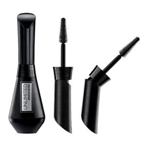 l’oreal paris makeup unlimited lash lifting and lengthening washable mascara, black brown