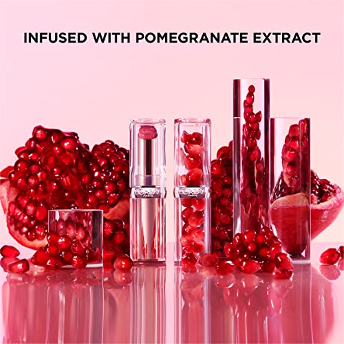 L'Oreal Paris Glow Paradise Hydrating Balm-in-Lipstick with Pomegranate Extract, Peach Charm