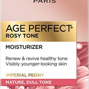 L’Oreal Paris Skincare Age Perfect Rosy Tone Face Moisturizer for Visibly Younger Looking Skin, Anti-Aging Day Cream, 1.7 oz, Packaging May Vary