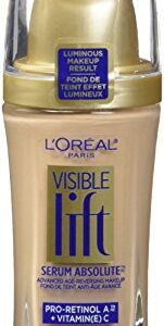 L'Oreal Paris Visible Lift Serum Absolute Foundation, Nude Beige, 1 Ounce