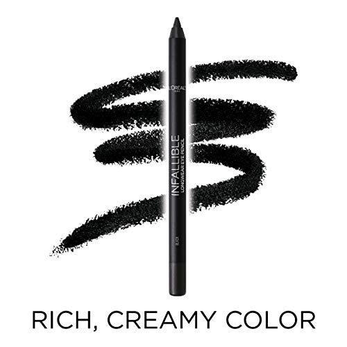 L'Oreal Paris Cosmetics Infallible Pro-Last Waterproof Pencil Eyeliner, Black, 0.042 Ounce,1 Count