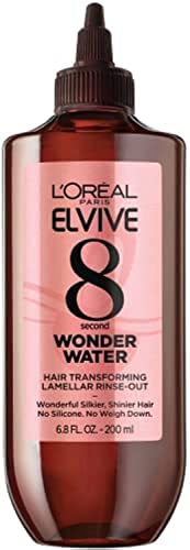 L’Oreal Paris Elvive 8 Second Wonder Water Rinse, Repairing Lamellar Treatment for Damaged Hair, 6.8 FL; Oz