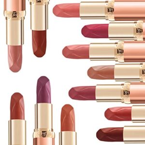 L'Oreal Paris Makeup Les Nus by Colour Riche Lipstick, Bold & Intense Nudes, Rich Saturated Color with Pure Caring Oils, Nu Extreme, 0.13 oz