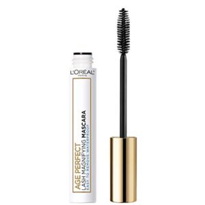 l’oreal paris age perfect lash magnifying mascara, waterproof black, 0.28 ounces