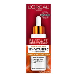 l’oreal paris revitalift derm intensives derm grade 12% vitamin c + e + salicylic serum, 1.0 fl. oz., 0.32 pounds