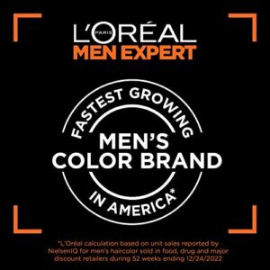 L’Oreal Paris Men Expert One Twist Mess Free Permanent Hair Color, Mens Hair Dye to Cover Grays, Easy No Mix Ammonia Free Application, Light Brown 06, 1 Application Kit