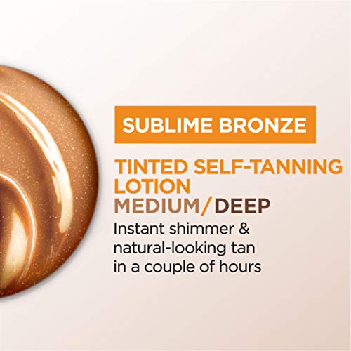 L'Oreal Paris Skincare Sublime Bronze Tinted Self-Tanning Lotion, Sunless tanning lotion, 2 count