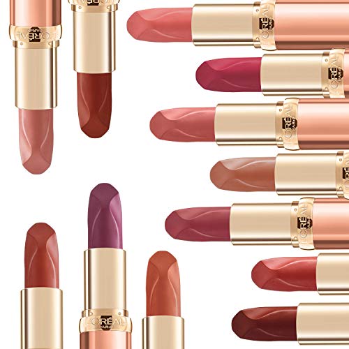 L'Oreal Paris Cosmetics Makeup Les Nus Lipstick By Colour Riche, Nu Impertinent, 0.13 fluid_ounces