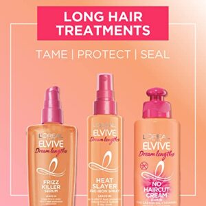 L'Oreal Paris Elvive Dream Lengths Heat Slayer Pre-Iron Spray Leave-In, 4.4 Ounce