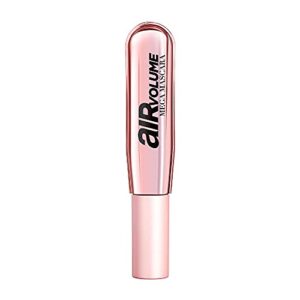 l’oreal paris makeup air volume mega mascara, lightweight & long-lasting volumizing mascara for voluminous eyelashes, washable black, 0.3 fl oz