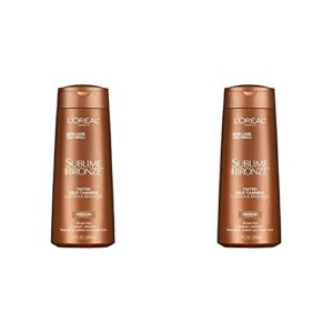 l’oréal paris sublime bronze luminous bronzer self-tanning lotion, 6.7 oz. (pack of 2)