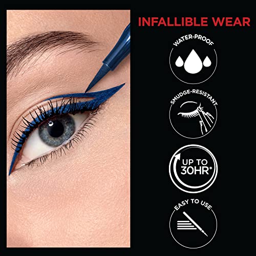 L'Oreal Paris L’Oreal Paris Makeup Infallible Grip Precision Felt Eyeliner, Smudge Resistant, Long Lasting Waterproof Eyeliner, Brown, Brown, 0.03 fl oz