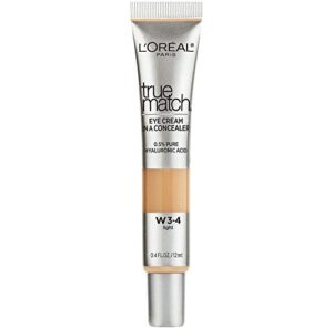 l’oreal paris true match eye cream in a concealer, fair light w3-4, 0.4 fl.oz