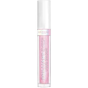 L'Oreal Paris Makeup Brilliant Eyes Shimmer Liquid Eye Shadow, Longwearing Lasting Shimmer, Crease Resistant, Flake-proof, Precision Applicator, Quick Dry, Non-greasy, Moonstone, 0.1 fluid_ounces