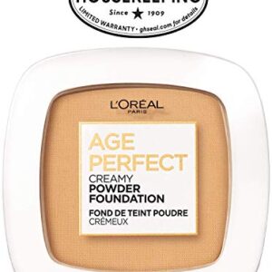 L'Oreal Paris Age Perfect Creamy Powder Foundation Compact, 310 Nude Beige, 0.31 Ounce