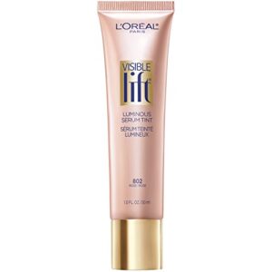 l’oreal paris cosmetics visible lift luminous serum tint, rose, 1 fluid ounce