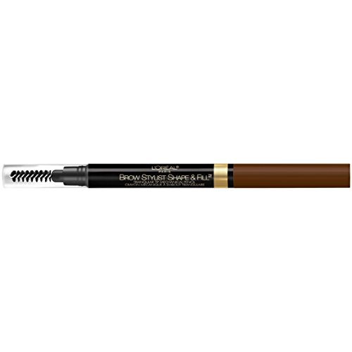 L'Oreal Paris Makeup Brow Stylist Shape and Fill Mechanical Eye Brow Makeup Pencil, Light Brunette, 0.008 oz.