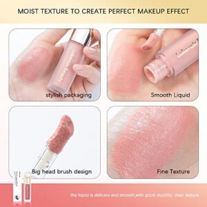 Liquid Blush, Face Cream Blush Makeup Weightless, Long-Lasting, Natural-Looking, Skin Tint Blush Makeup for Soft, Healthy Flush (#01BLISS)