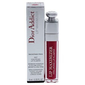 dior dior addict lip maximizer, 007 raspberry, clean , 0.20 fl oz