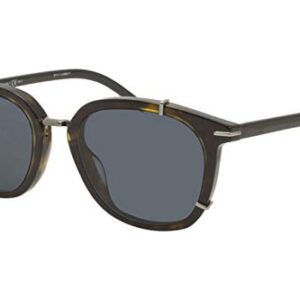 Dior Homme BlackTie272S 086A9 Sunglasses Men's Dark Havana/Blue Lens Square 50mm