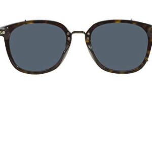 Dior Homme BlackTie272S 086A9 Sunglasses Men's Dark Havana/Blue Lens Square 50mm